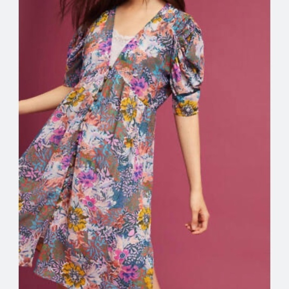 Anthropologie | Dresses | Anthropologie Akemi Kin Valencia Dress Floral ...